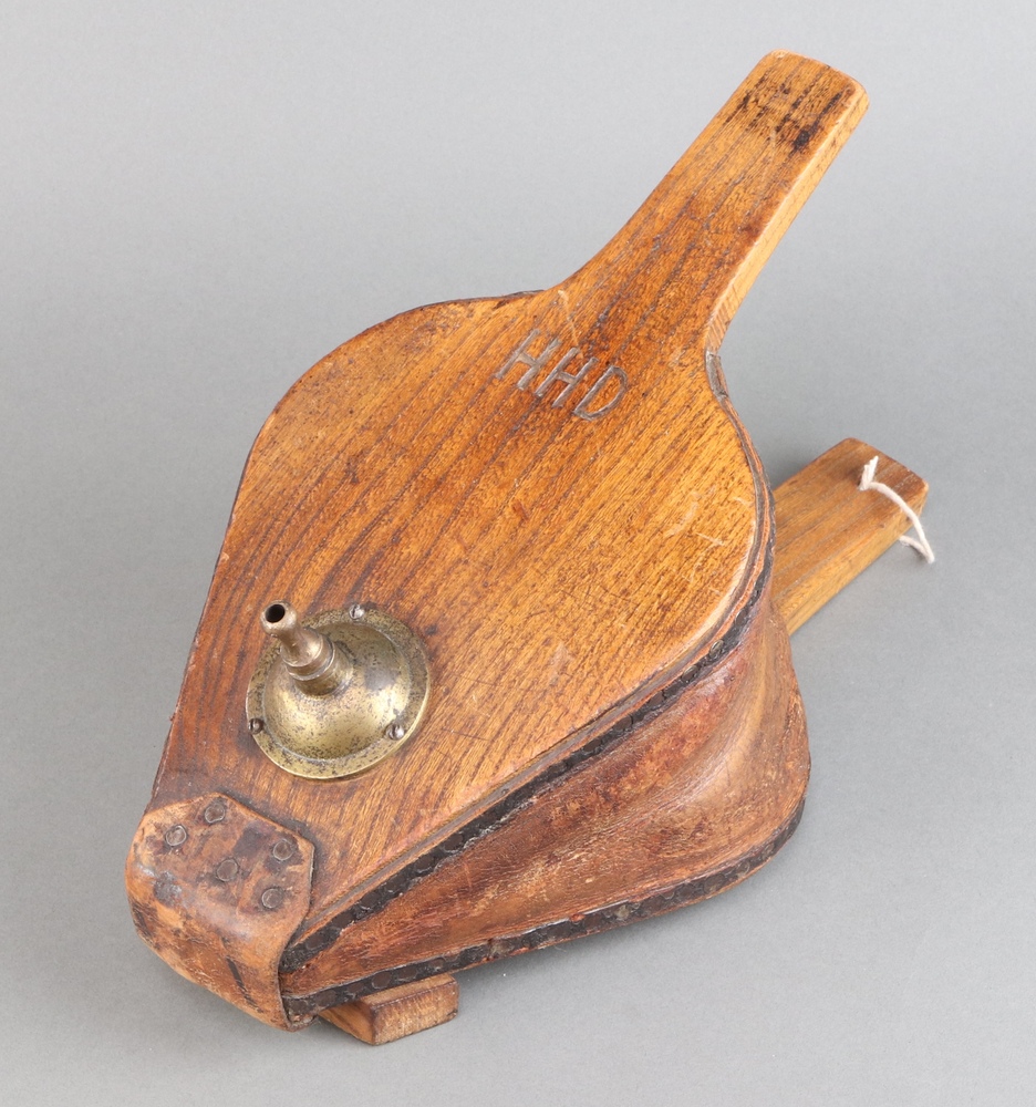 A pair of 19th/20th Century elm foot operated bellows | 12th February ...