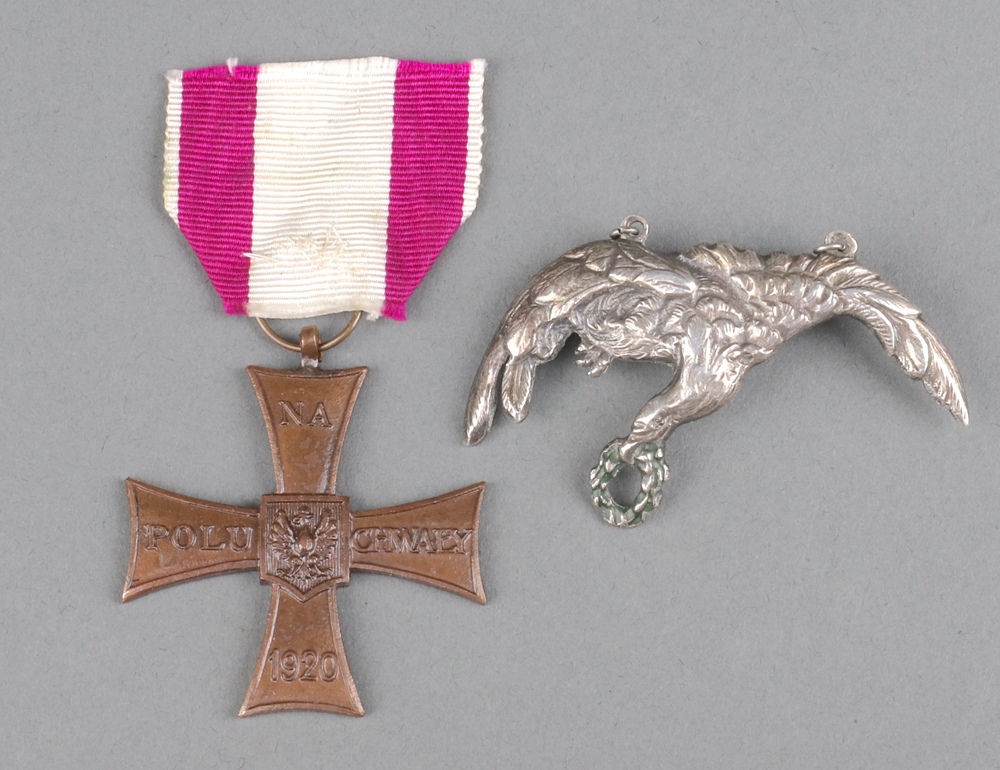 A Polish Cross of Valour together with a silver Polish | 12th February ...