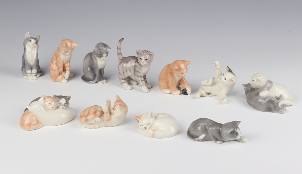 Twelve Royal Copenhagen Classical Cat Collection - | 12th February 2025 ...
