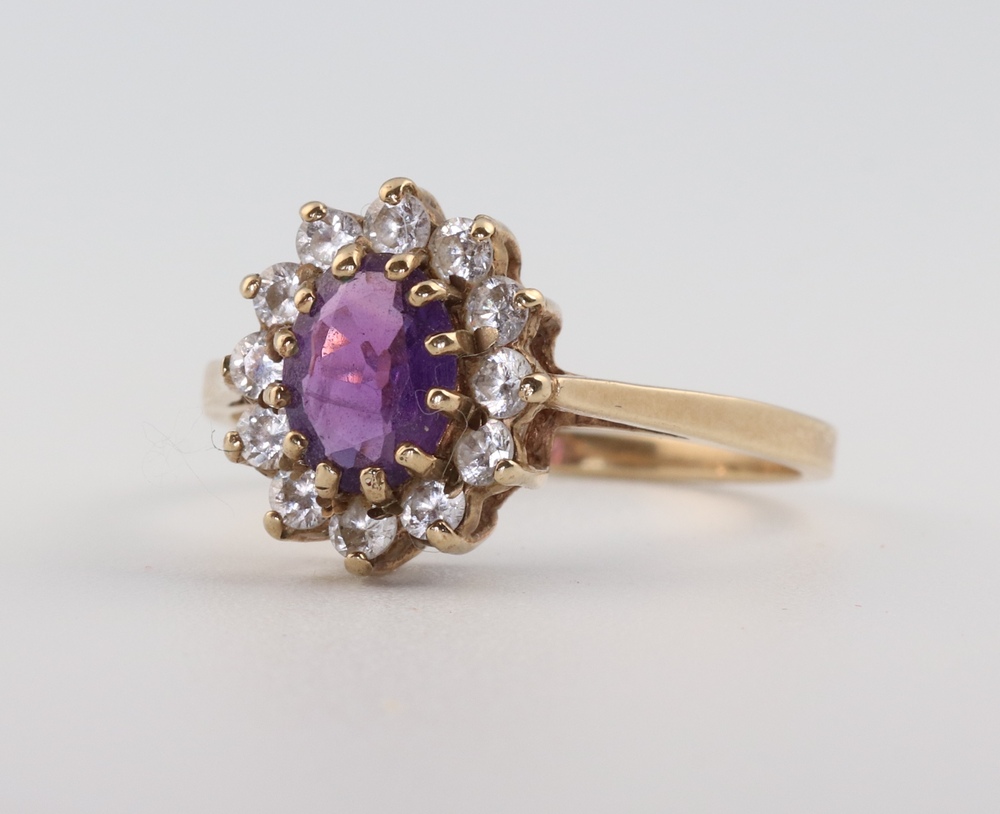 A 9ct yellow gold oval amethyst and paste set ring, | 12th March 2025 ...