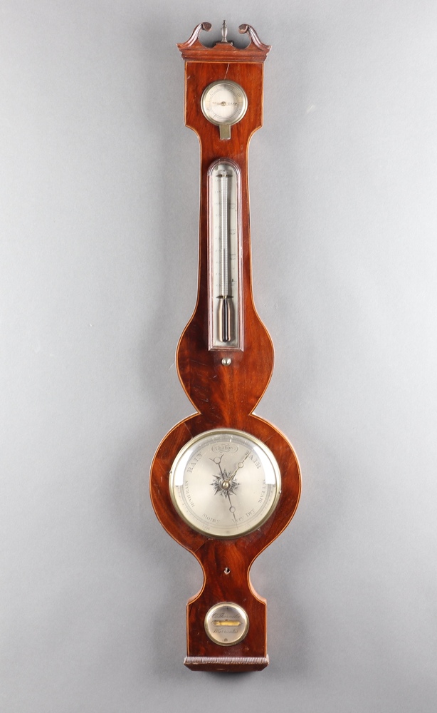 C Thorneloe, a mercury wheel barometer and thermometer | 10th April ...