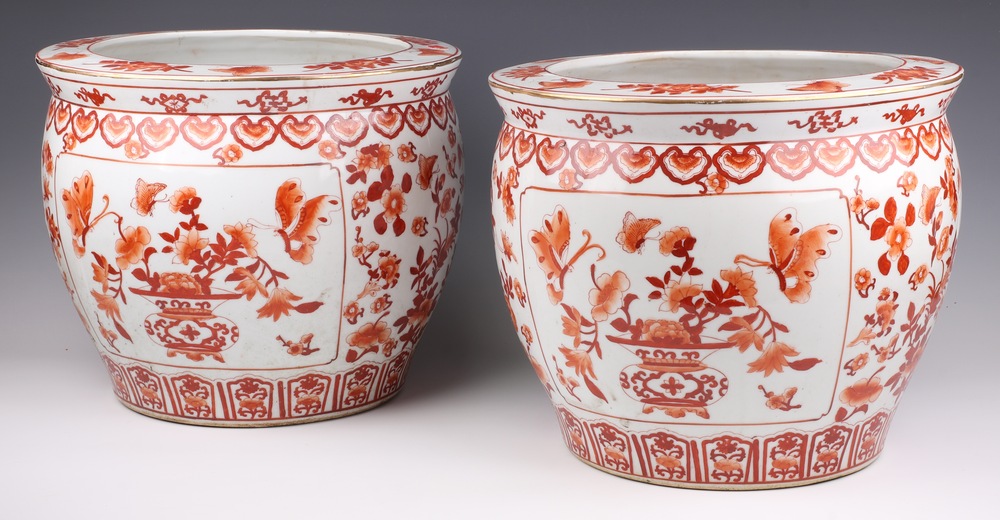 A pair of late 19th/early 20th Century ochre decorated | 10th April ...