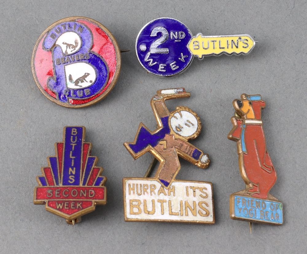 A Butlins beaver enamelled badge by Firmin, 2 Butlins | 7th May 2025 ...
