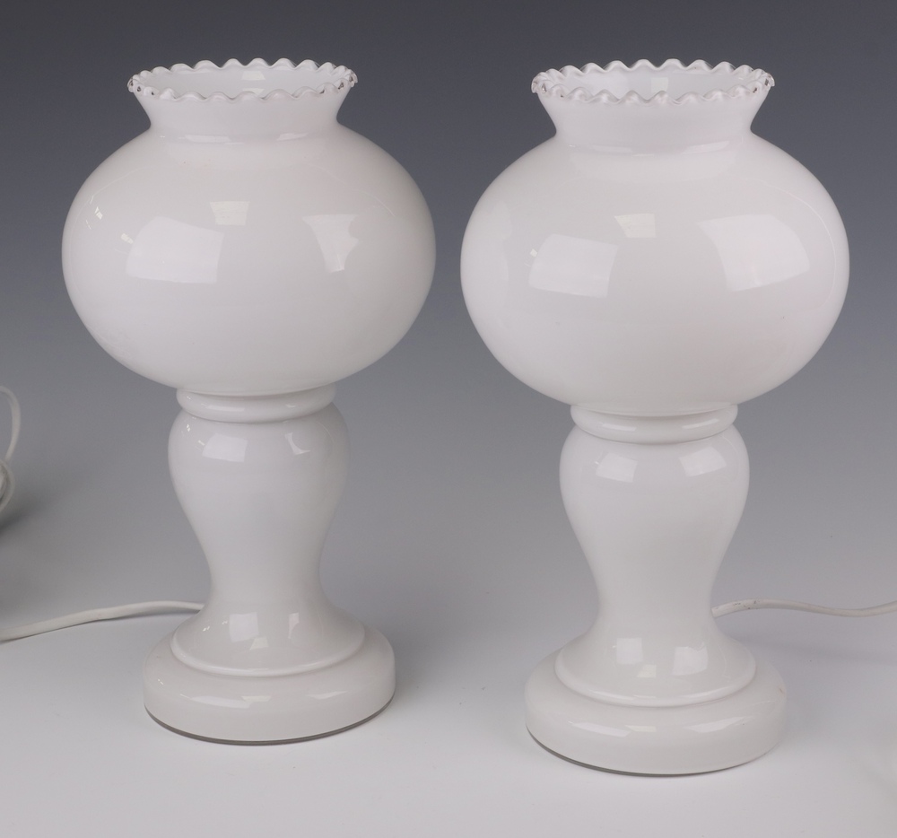 Heals, a pair of mid-Century opaque glass lamps | 7th May 2025 | Denhams