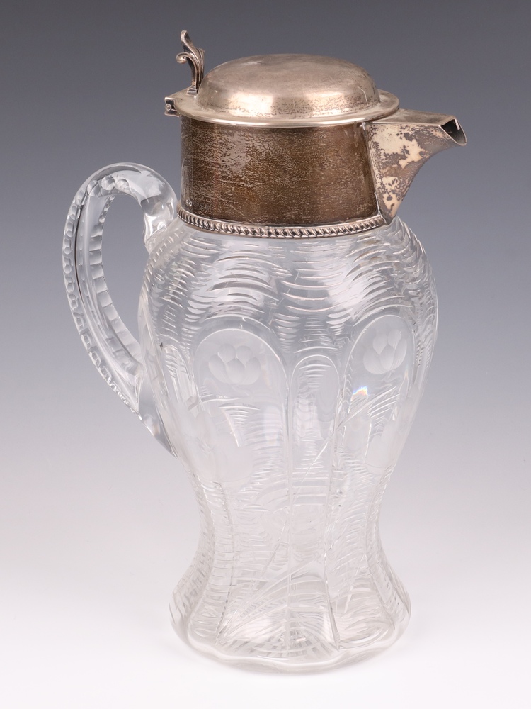An Art Deco silver mounted cut glass jug decorated | 4th June 2025 ...