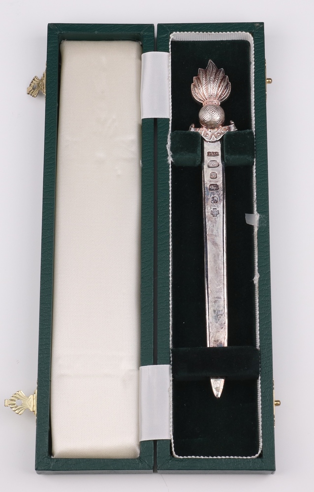 A commemorative silver paper knife having an HAC | 4th June 2025 | Denhams