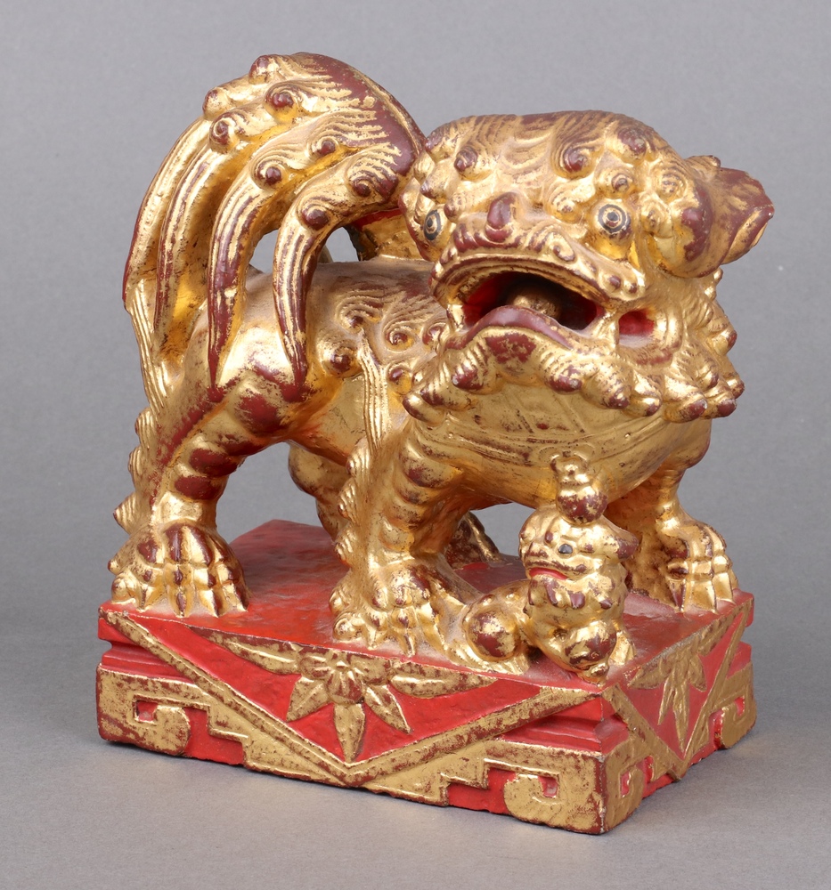 A Chinese carved soapstone figure of a Shi Shi with a | 2nd July 2025 ...