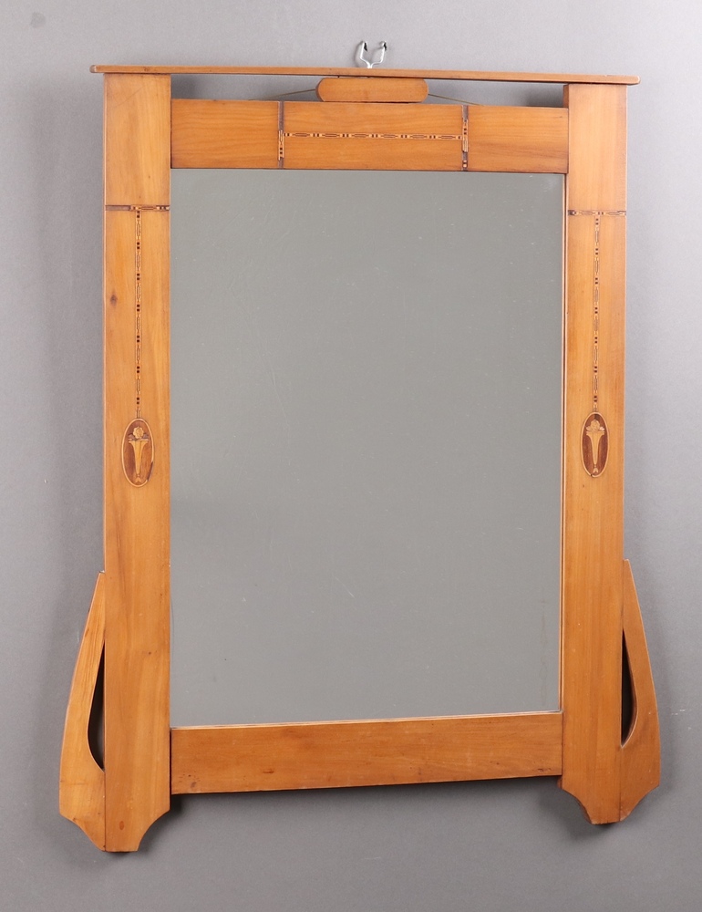 An Art Nouveau Continental rectangular plate mirror | 27th August 2025 ...