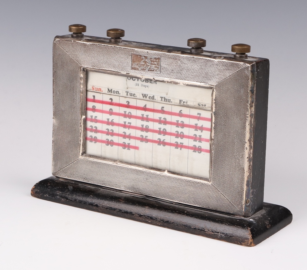 An Art Deco engine turned silver desk top perpetual | 27th August 2025 ...