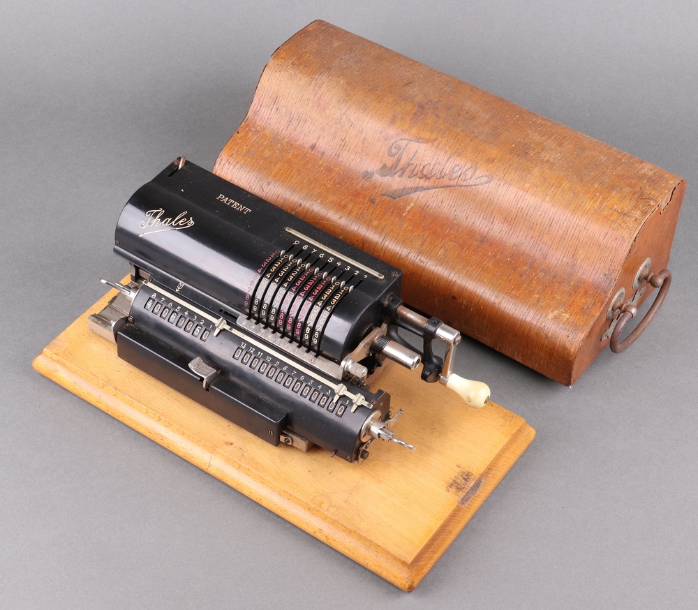 A Thales Patent Model A calculator, complete with | 27th August 2025 ...