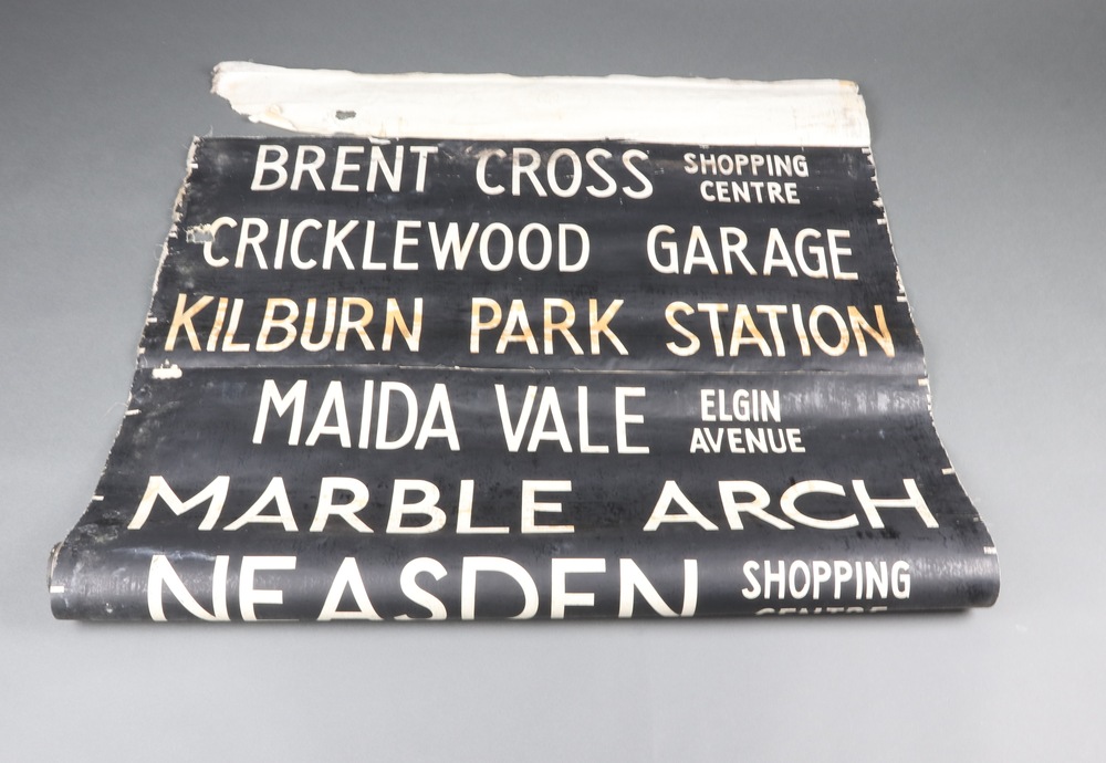 A London Transport vintage bus destination roll - | 27th August 2025 ...
