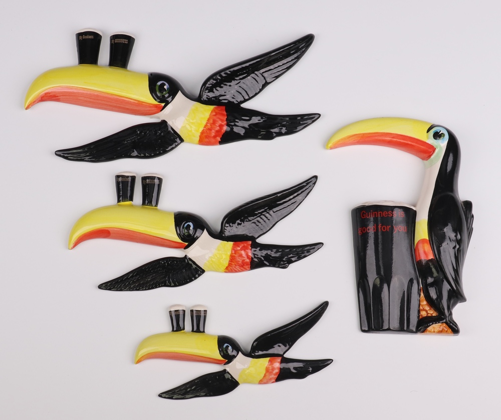 A flight of 3 Carlton Ware Guinness advertising toucan | 24th September ...
