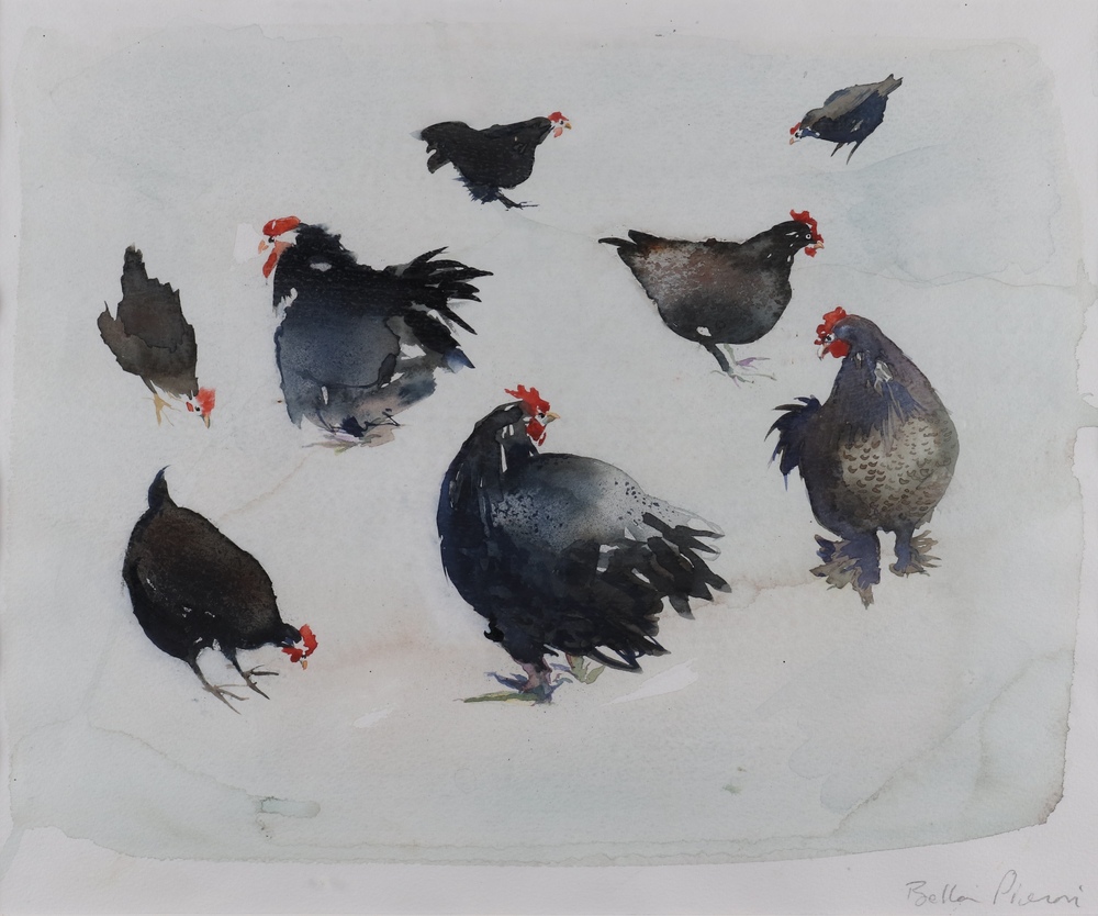 Bella Pieroni, "Speckled Grey", watercolour, signed | 24th September ...