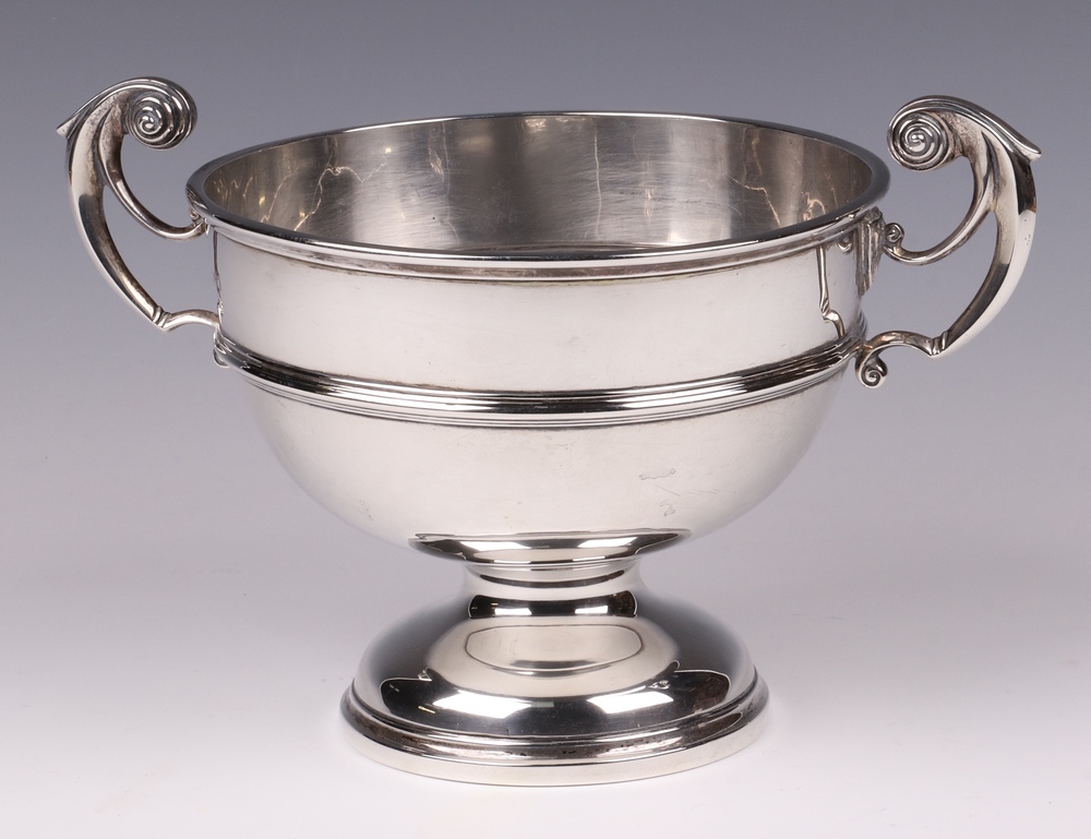 A silver twin handled trophy cup London 1912, marks | 22nd October 2025 ...