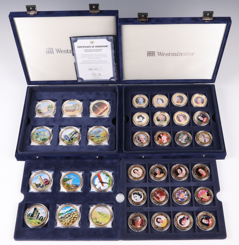Two Westminster Mint coin collection sets - 'The | 22nd October 2025 ...