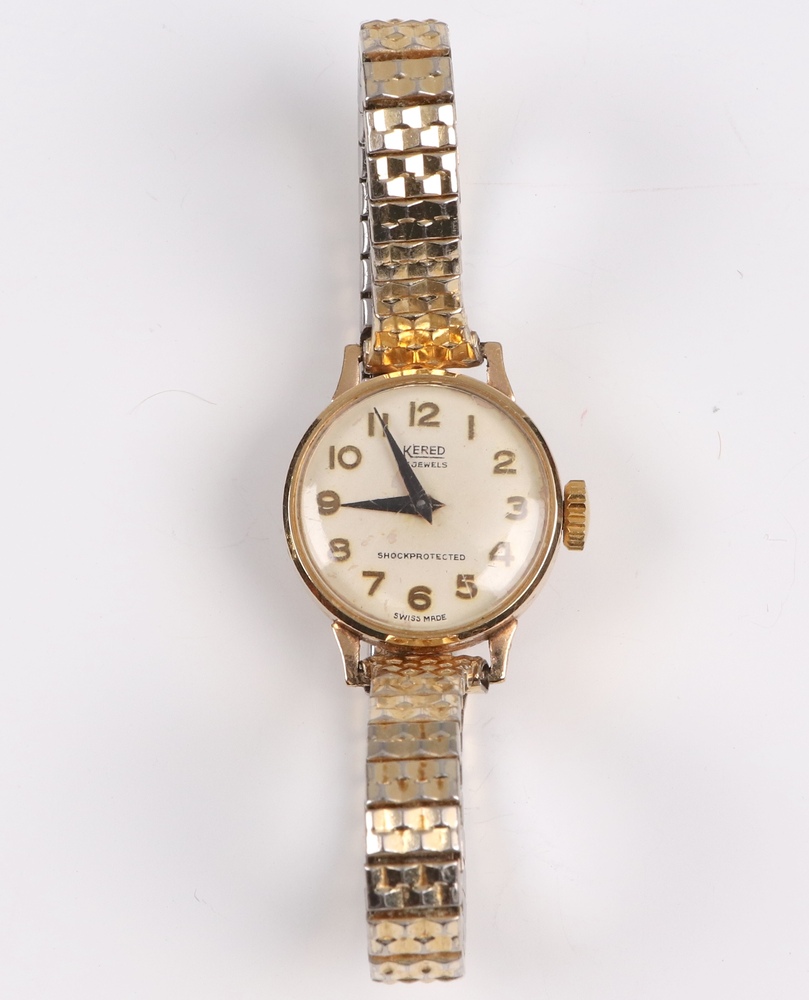 A lady's Kered wristwatch contained in a 9ct gold case | 22nd October ...
