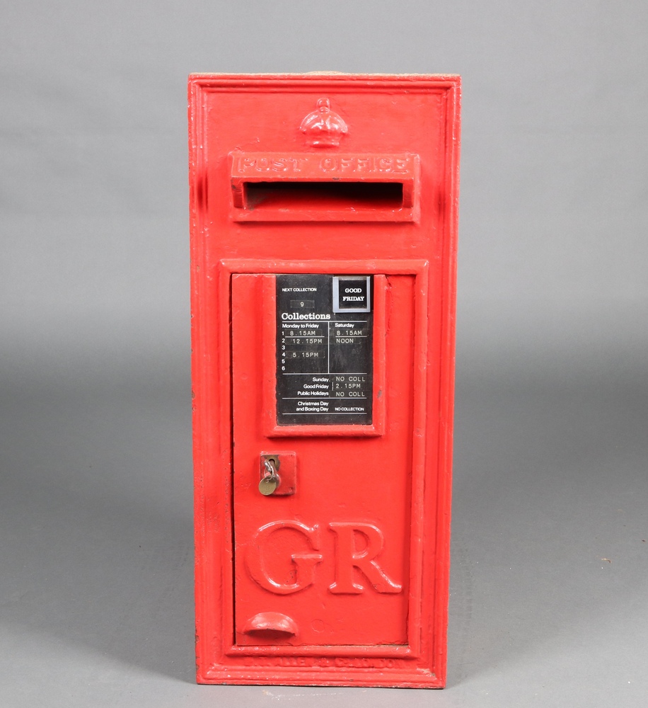 A George V Royal Mail cast iron, wall post box, | 19th November 2025 ...