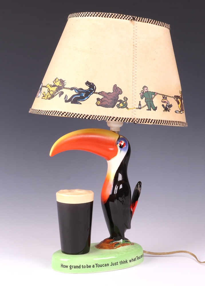 A Carlton Ware Guinness advertising table lamp in the | 19th November ...