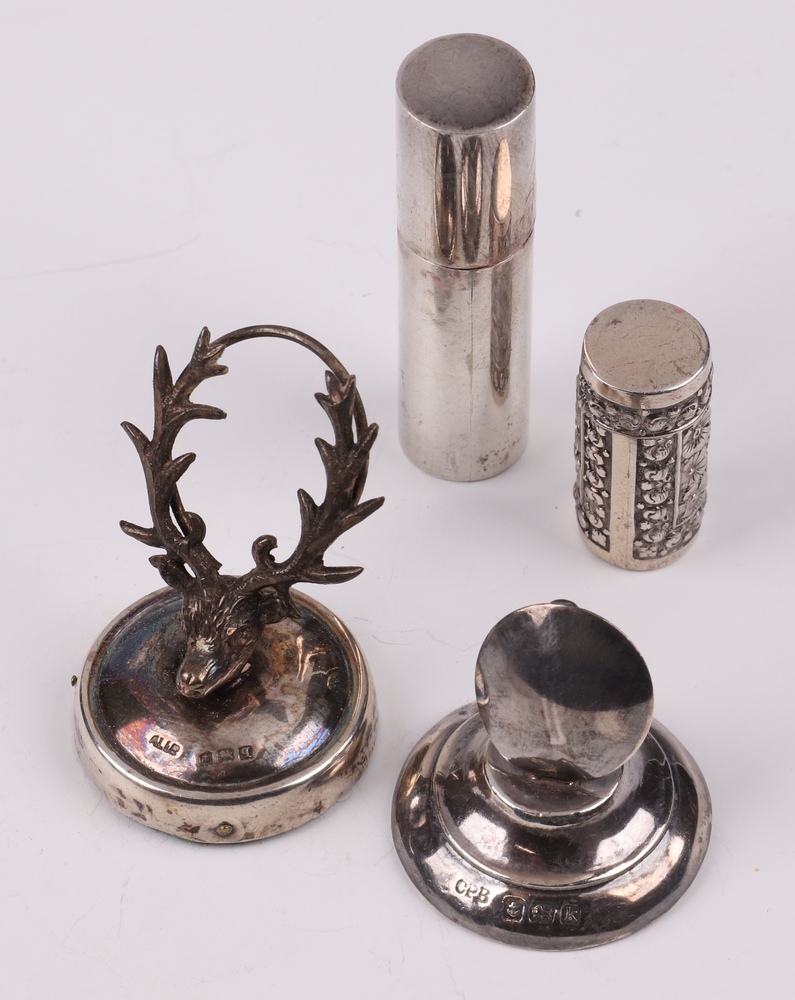 A silver place card holder in the form of a stags head | 17th December ...