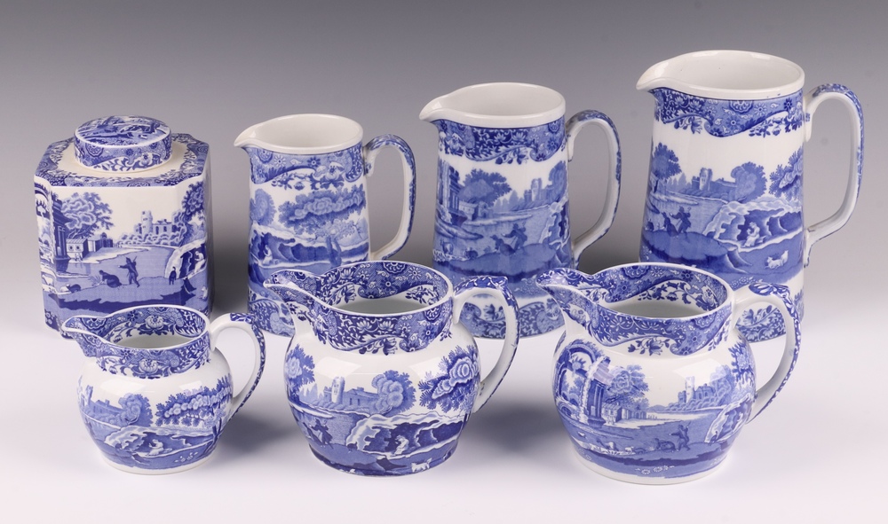 A Copeland Spode Italian blue and white tea caddy | 28th January 2026 ...